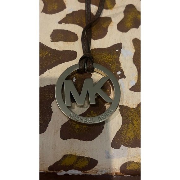Michael Kors | Accessories | Michael Kors Gold Mk Logo Purse Charm Key ...